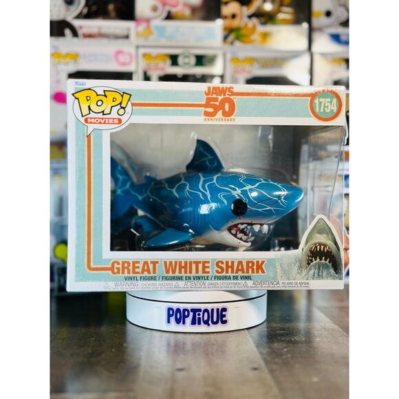 Funko | Toys | Jaws 5th Anniversary Great White Shark Super 6inch Funko ...